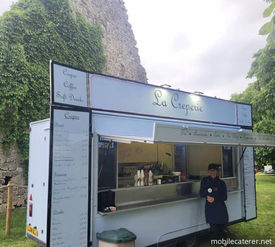 Crepe/coffee catering trailer for sale